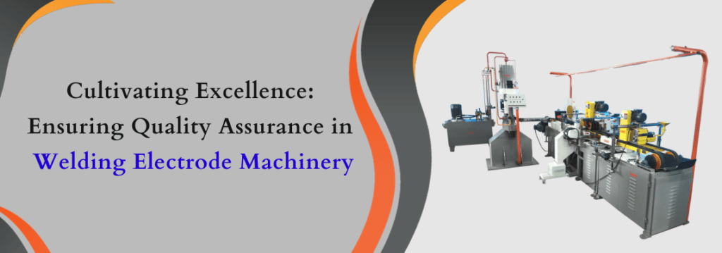 Welding electrode-making machine