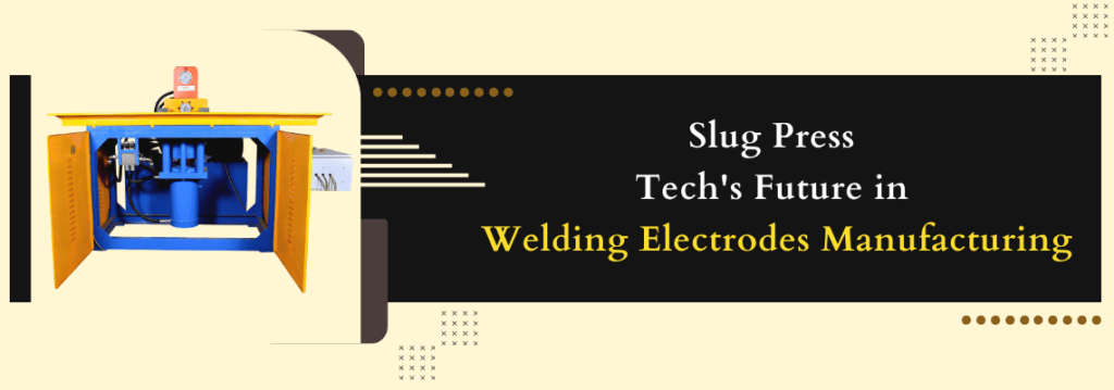 Welding electrode-making machine